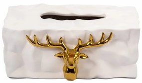 Luxusní box na kapesníky ASANA WHITE II