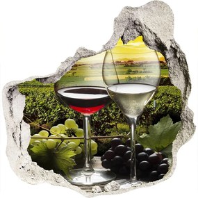 Wallmuralia Samolepící nálepka Víno a hrozny 75x75 cm