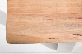 Moebel Living Masivní akátová lavice Holz 200 cm