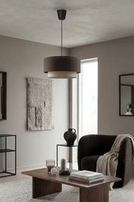 Brilagi - LED Lustr na lanku BOHO ECO 1xE27/10W/230V pr. 40 cm hnědá/krémová