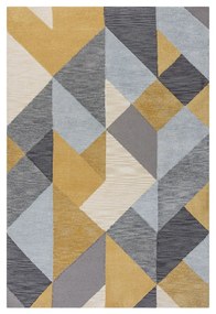 Šedo-žlutý koberec Flair Rugs Icon, 160 x 230 cm