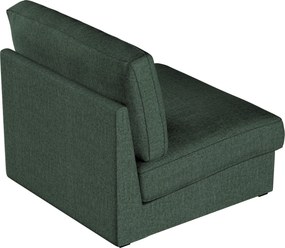 Potah na neskládací křeslo IKEA Kivik barva zelená látka pletený vzor