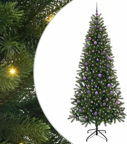 Umělý vánoční stromeček Zelená 240 cm PE a PVC 3397386