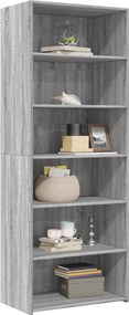 Skříň highboard šedá sonoma 70 x 41 x 185 cm kompozitní dřevo 3281692