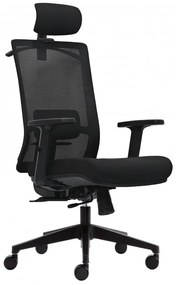 Office Pro Kancelářská ergonomická židle DVIS — více barev Černá