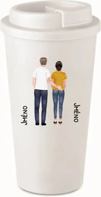 Personalizovaný cestovní termohrnek s párem