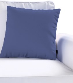 Věra - potah na polštář ozdobné bambulky po obvodu barva tmavě modrá