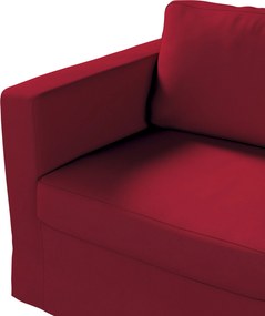 Potah na pohovku IKEA  Karlstad 2-místná , nerozkládací, dlouhý barva červená látka pletený vzor