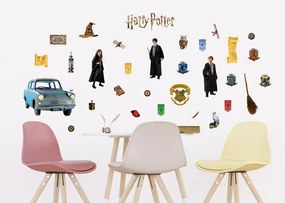 Dětská samolepka na zeď Harry Potter Trio Kouzelníků | 65 x 85 cm | DDK2369