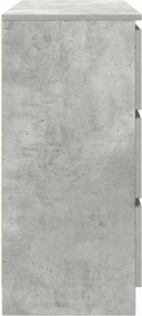 Příborník betonově šedý 100x35x76 cm Dřevěné konstrukce 3328501