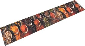 vidaXL Kuchyňský koberec pratelný 60 x 300 cm [136545] Barva: Šedá a červená