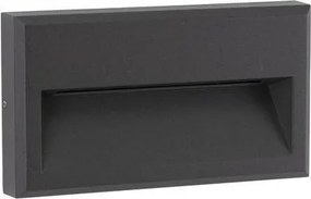 NV 9492670 Venkovní nástěnné svítidlo RIO antracitový hliník a čiré sklo LED 6W 3000K 220-240V 266st. IP65 - NOVA LUCE