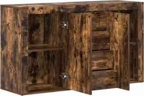 Servírovací skříň Kouřový dub 120 x 36 x 69 cm Kompozitní dřevo 3333860