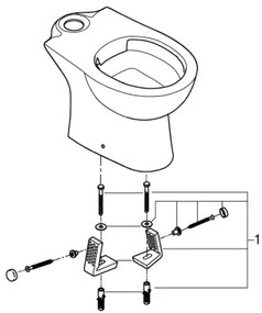GROHE 39349000 - Stojící mísa BAU CERAMIC 356 × 600 × 400 mm keramika/bílá