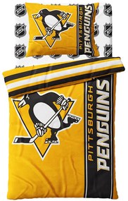 Mikroplyšové povlečení NHL Pittsburgh Penguins Belt