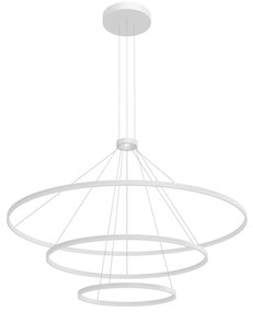 Redo 01-2245 závěsné LED stmívatelné svítidlo Orbit pískově bílá, 186W, 3000K, ø150, ø100, ø60cm