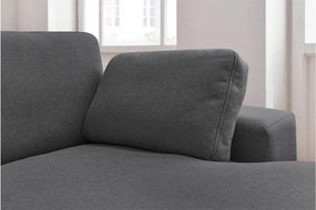 Tmavě šedá rohová pohovka Belair – Bobochic Paris