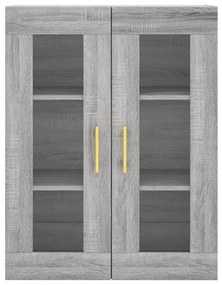 Skříň highboard šedá sonoma 69,5 x 34 x 180 cm kompozitní dřevo,  3198271