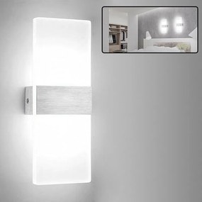 Nástěnná lampa Led Bílé Světlo Chodba Akrylové nástěnné svítidlo 18W