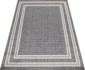 Kusový koberec Aruba 4901 grey – na von aj na doma, 60x100, šedá, chodba / predsieň, Ayyildiz
