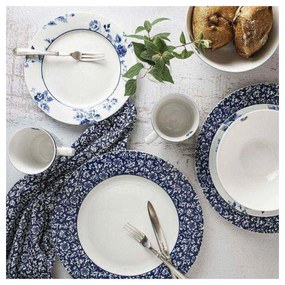 Sada dezertních talířů China Rose blue 20cm 4-set, Laura Ashley UK