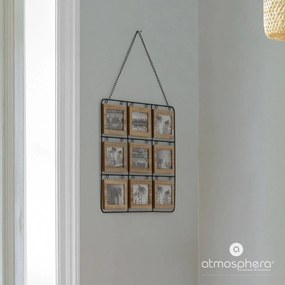 Závěsný fotorámeček na 18 fotografií, moderní fotorámeček, oboustranný