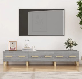 vidaXL TV skříňka 150 x 34,5 x 30 cm kompozitní dřevo [817508] Barva: bílá s vysokým leskem