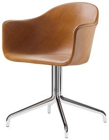 AUDO (MENU) Židle Harbour Swivel Chair, Chrome / Dakar 250, bez koleček