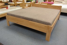 Buková postel Tina 2 - zvýšená   ,  180x200 cm