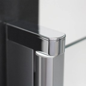 Roth Jednodílná vanová zástěna CI BAE Varianta: šířka: 75 cm, orientace: Uni - (CI BAE 750 - CI BAE 075150 NPE), Barva profilů a typ výplně: profily: černá (elox), výplň: transparent