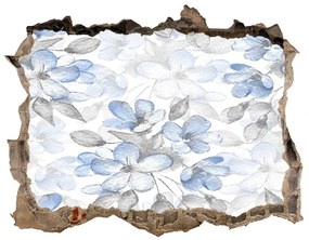Wallmuralia Samolepící nálepka Jemné květiny 95x64 cm