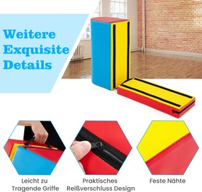 Costway Poštovní gymnastická podložka gymnastická voltiž box s odnímatelnou