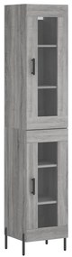 Skříň highboard šedá sonoma 34,5 x 34 x 180 cm kompozitní dřevo