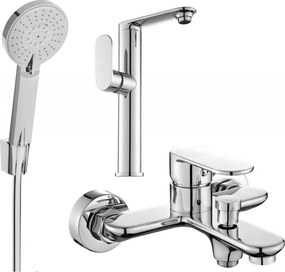 Mexen Milo R40 sada na vanu, chrom - 713153R40-00