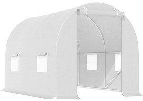 BPS-koupelny Zahradní fóliovník HYD-ZF1-02W, 2x2 m, bílý