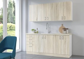 Kuchyňská skříňka Sally 80-ZL-2F-BB dub sonoma