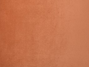 Kulatý puf ⌀ 61 cm oranžový MILLEN Beliani