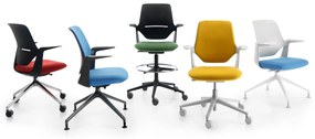 ProfiM - Kancelářská židle TRILLO PRO 31ST s čalouněným opěrákem a kruhem na nohy