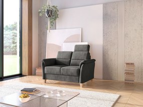 XXXLutz DVOUMÍSTNÁ POHOVKA, textil, černá Sit & More - Pohovky - 000144019799