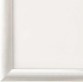 Fotorámečky koláž 5 ks na zeď nebo stůl stříbrné 70 x 90 cm MDF 332195