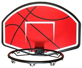 Panel na basketbal, basketbalový koš s síťka 80x58 cm