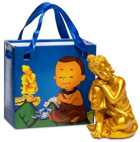 Milujeme Kameny Buddha zlatý - feng shui