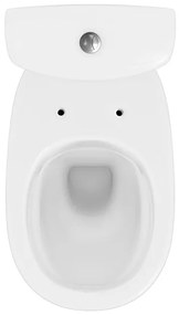 Cersanit ARTECO - WC kombi + antibakteriální sedátko s funkcí pomalého zavírání, vertikální odpad, K667-076