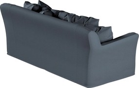 Potah na pohovku IKEA  Tomelilla rozkládací barva modrá látka pletený vzor