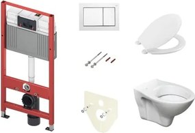 Cenově zvýhodněný závěsný WC set TECE do lehkých stěn / předstěnová montáž+ WC S-Line S-line Pro SIKOTSR0
