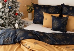 Matějovský povlečení Gold Christmas Flanel premium Rozměr: 140 x 220 cm, 70 x 90 cm