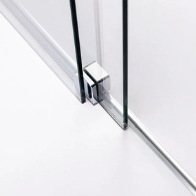 BPS-koupelny Posuvná bezrámová sprchová zástěna HYD-ATA 120 chrom/transparent - bez vaničky