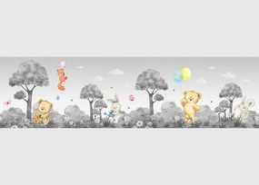 Dětská samolepící bordura na zeď Medvídek | 5 m x 13.8 cm | DWBD8171