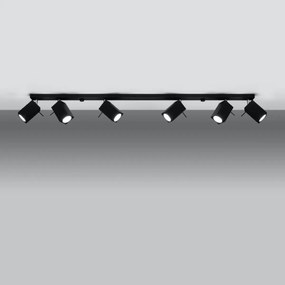 Sollux Lighting Stropní svítidlo MERIDA 6L černé