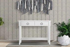 Designová konzole Hahnunah 110 cm bílá